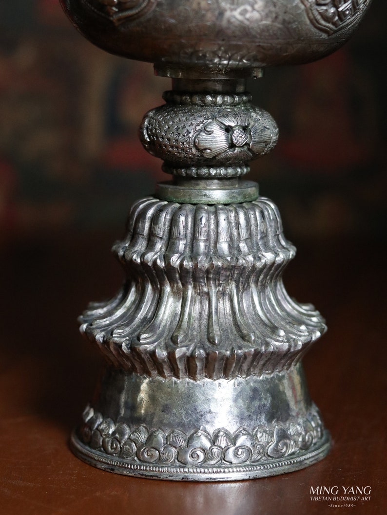 Butter Lamp 3 Tibetan Buddhist Ritual Offering silver - Etsy