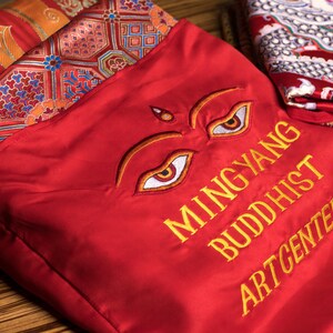 6 in 1 High Quality Tibetan Altar Cloth - RED | Buddhist Decor ...