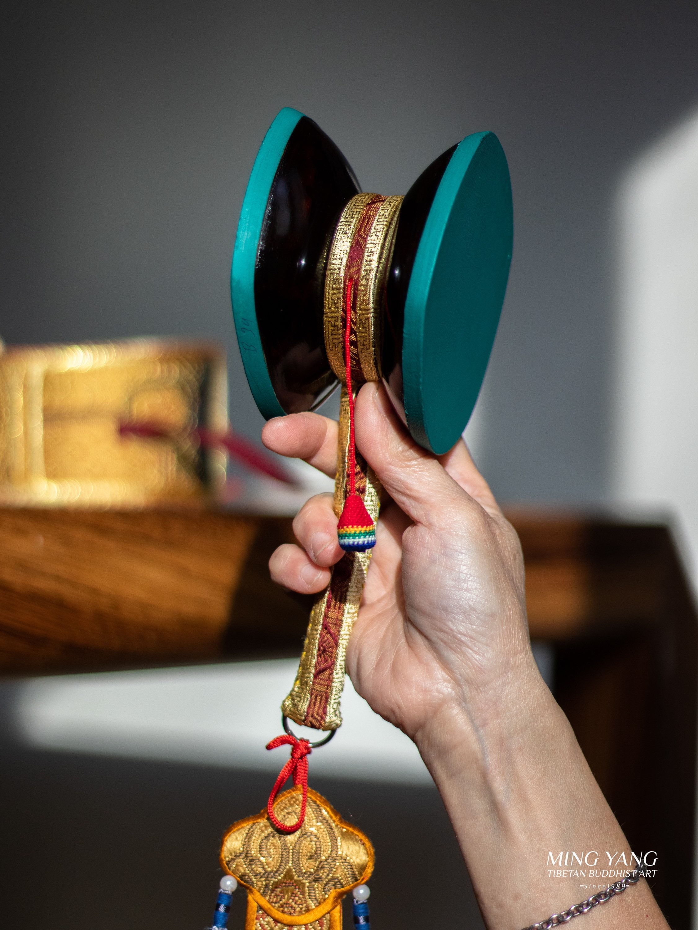 Damaru 15 Tibetan Buddhist Ritual Instrument Hand Drum | Etsy