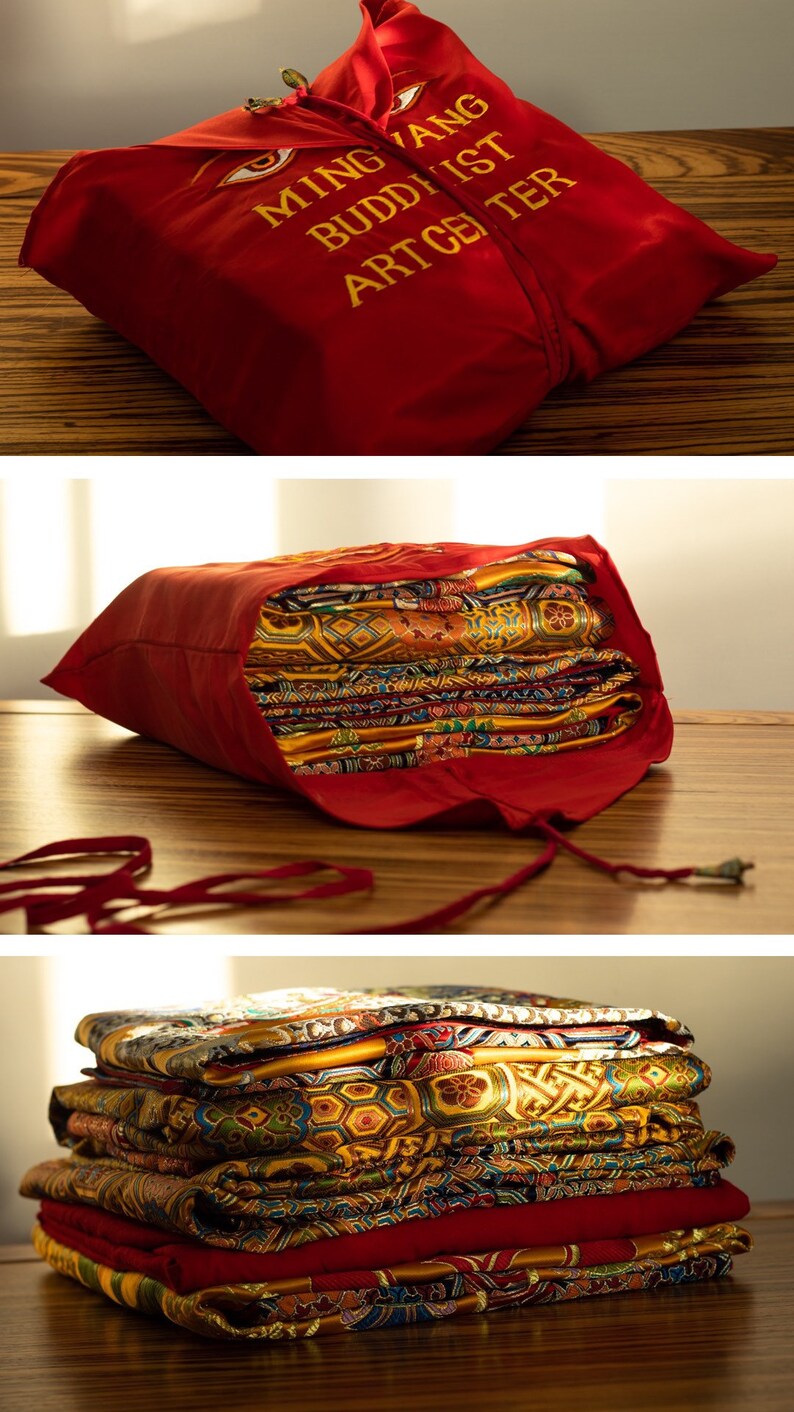 6 in 1 High Quality Tibetan Altar Cloth YELLOW Buddhist - Etsy