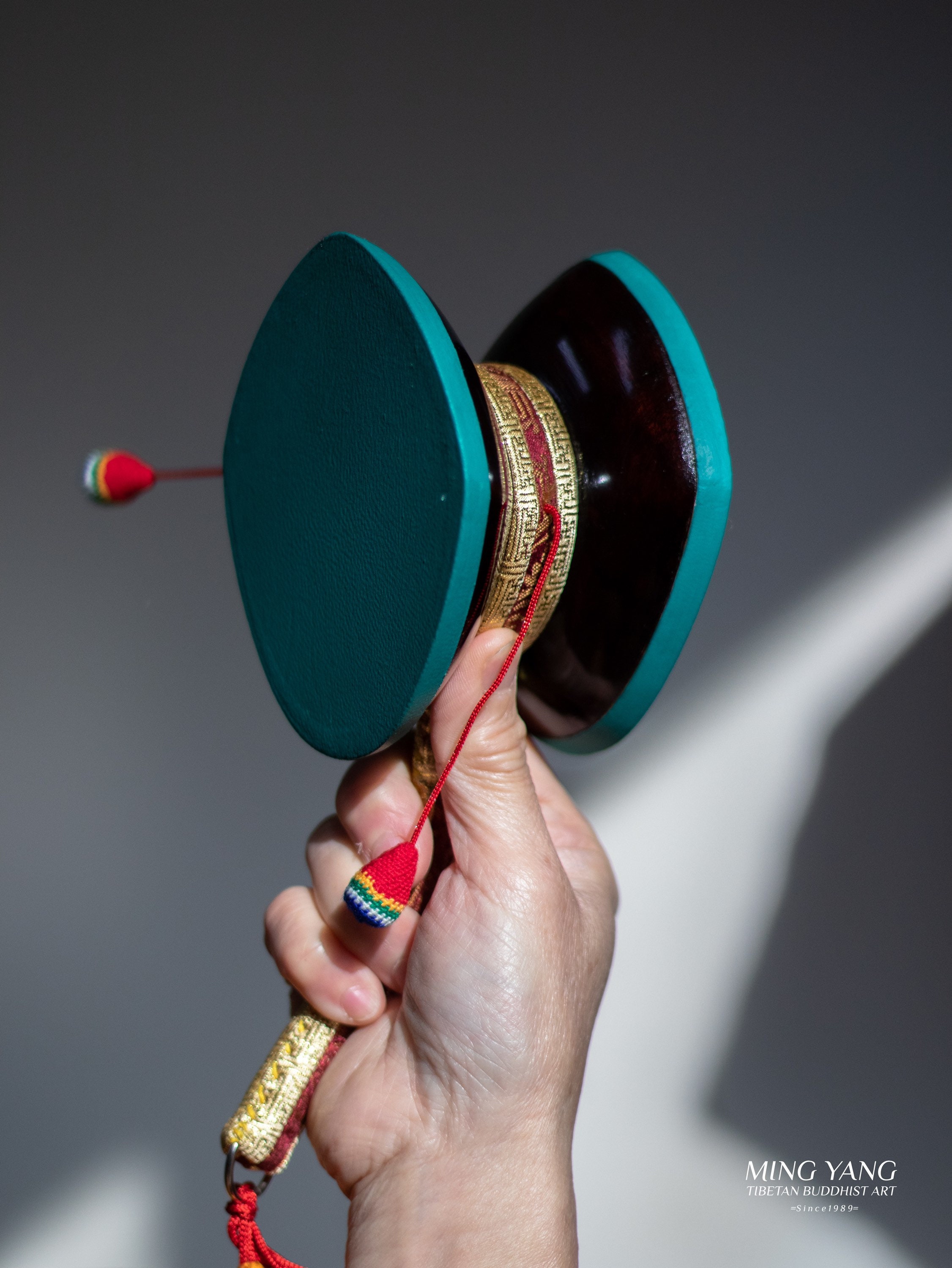 Damaru 15 Tibetan Buddhist Ritual Instrument Hand Drum | Etsy