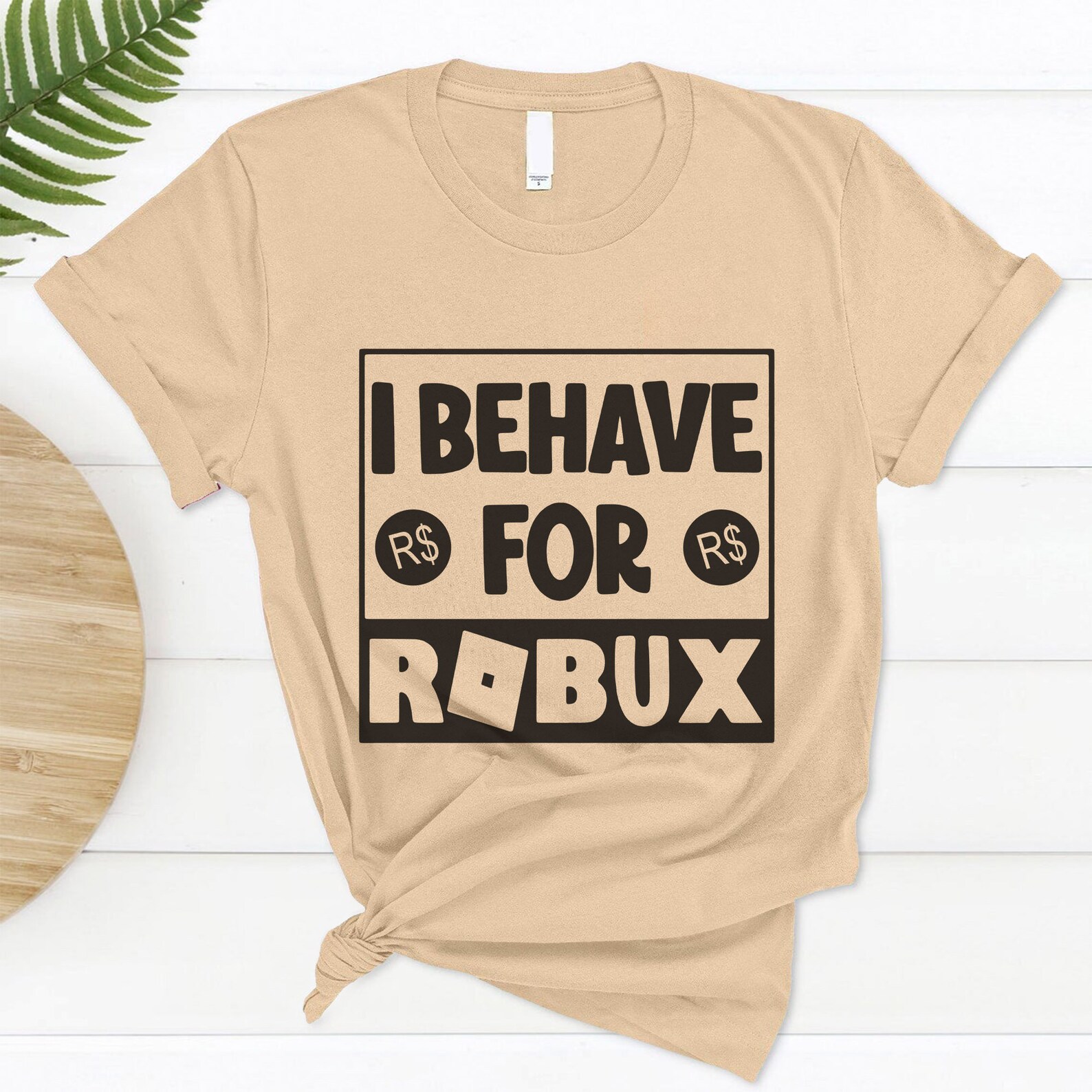 I Behave for Robux T-Shirt Game T-Shirt Gamer T-Shirt All | Etsy