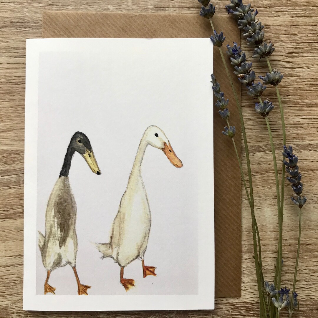 Duck Card - Etsy