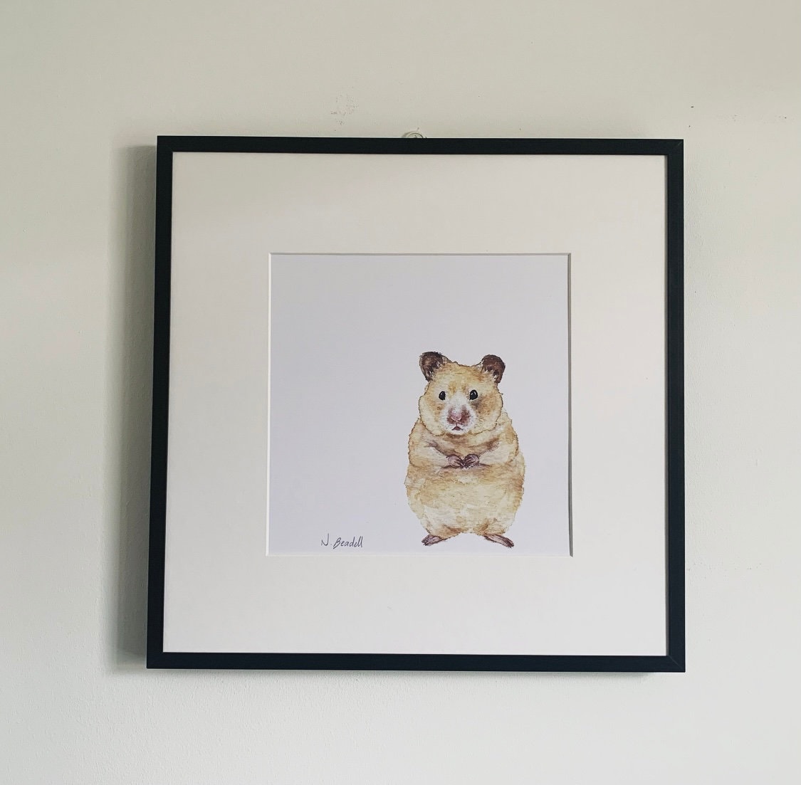Hamster print | Etsy