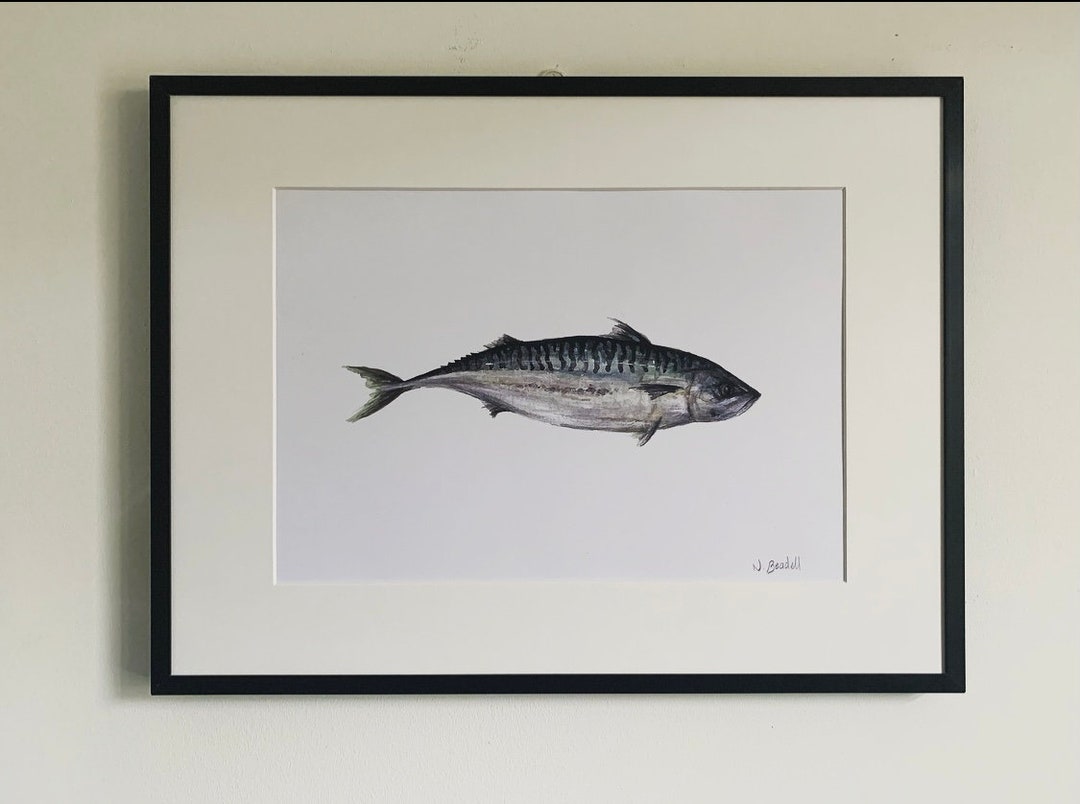Mackerel Print - Etsy