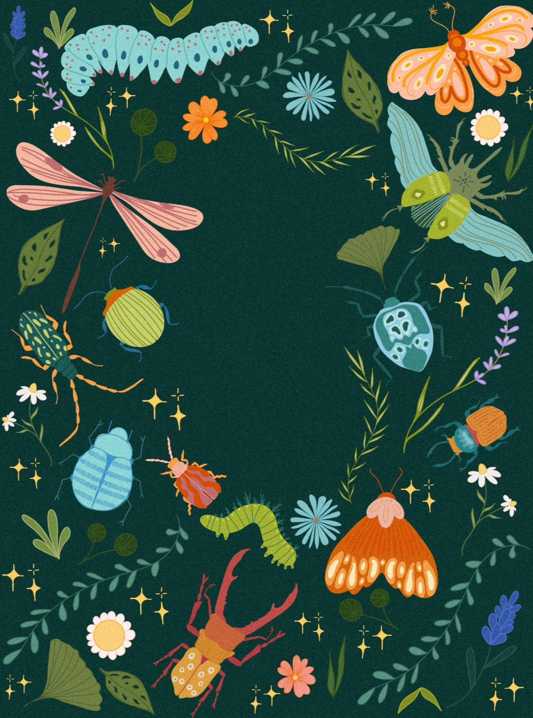 Baby Monthly Milestone Photo Backdrop | Bug Milestone Picture ...