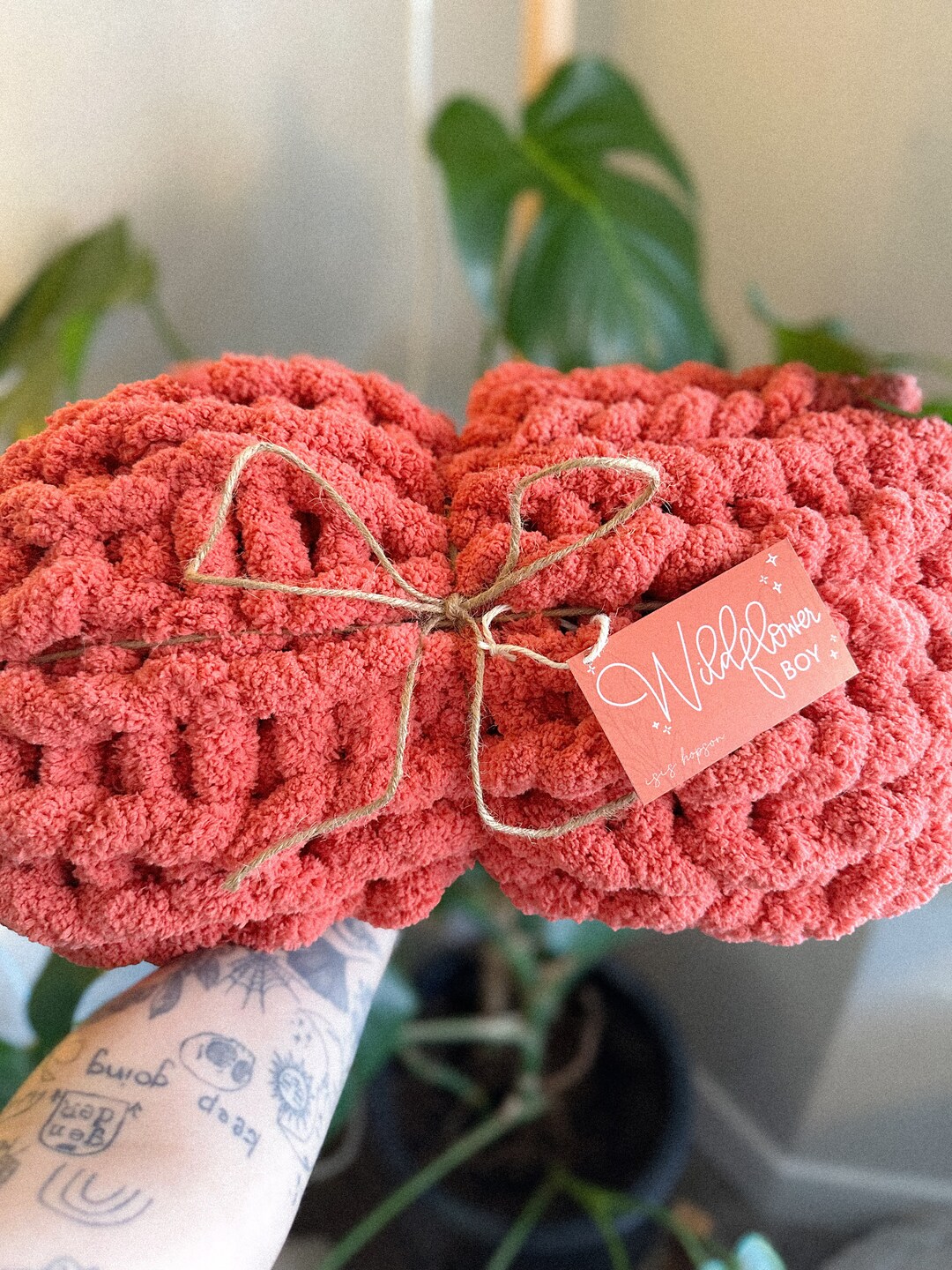 Handmade Chunky Knit Baby Blanket - Etsy