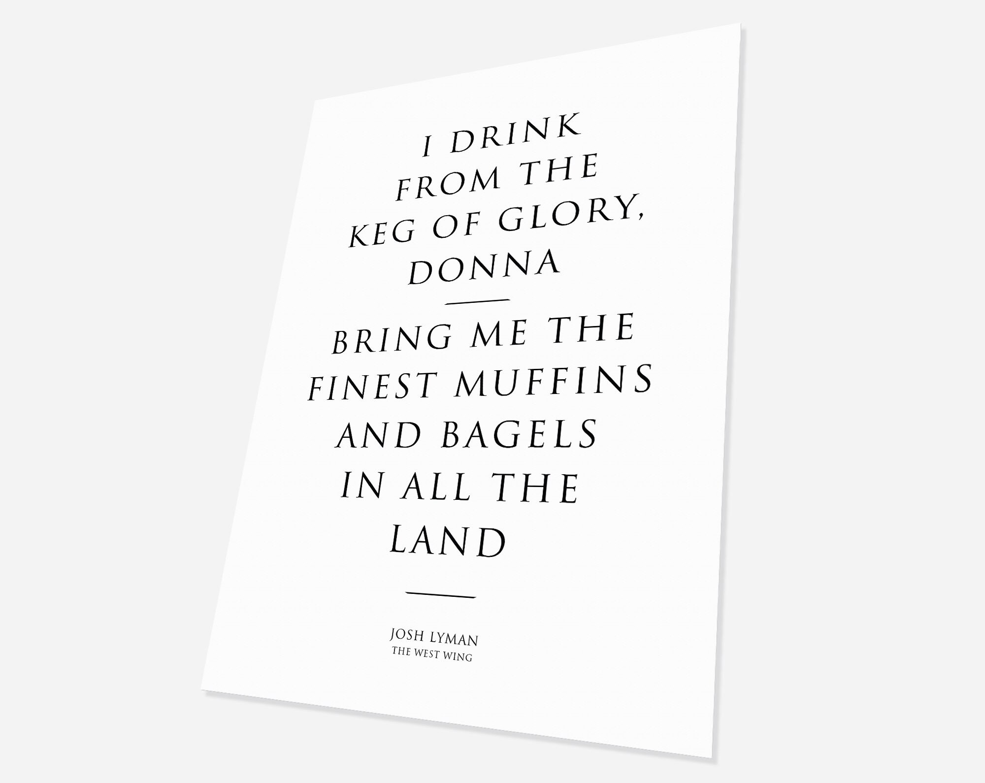 The West Wing Poster Josiah Bartlett President Poster - Etsy