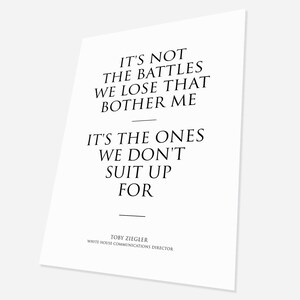 The West Wing Poster - Josiah Bartlett, President Poster, Quotes, Print ...