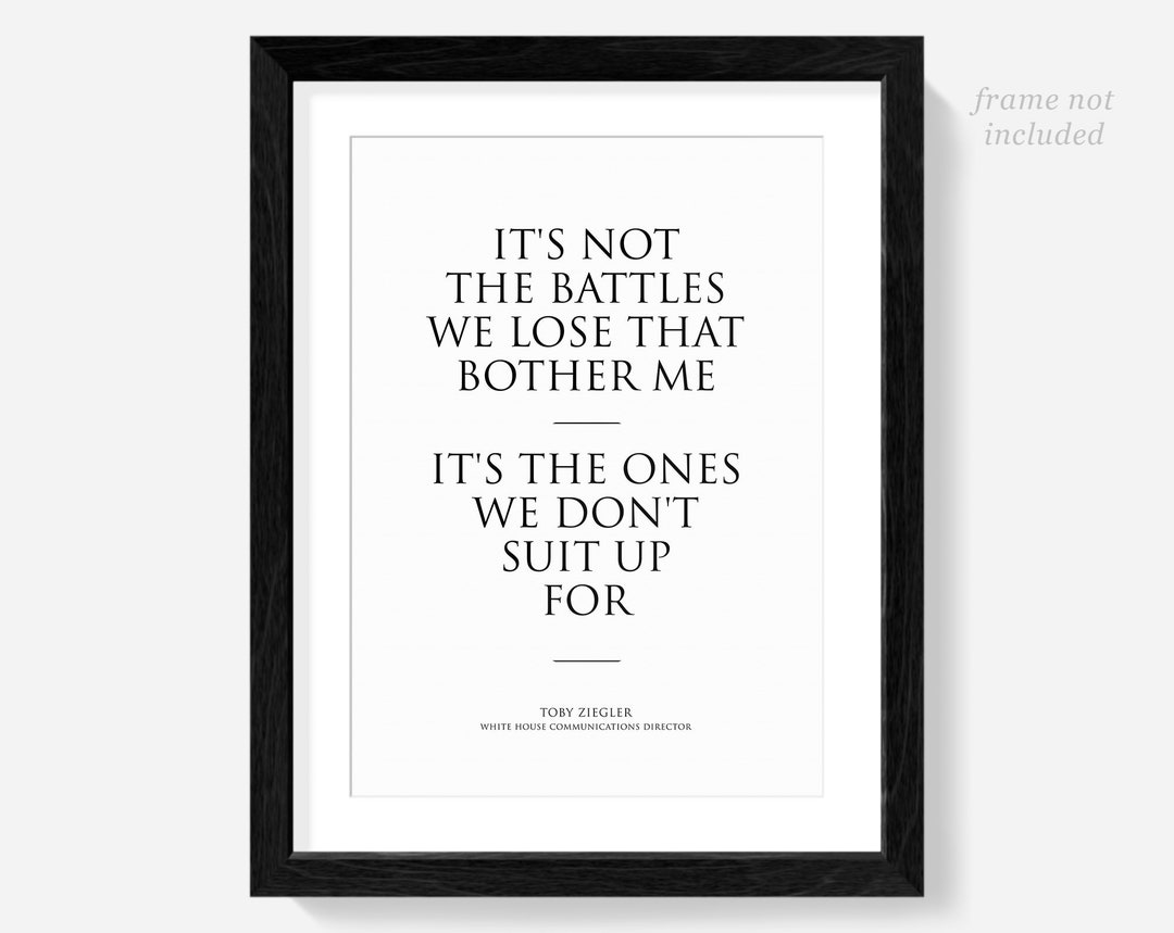 The West Wing Poster - Josiah Bartlett, President Poster, Quotes, Print ...
