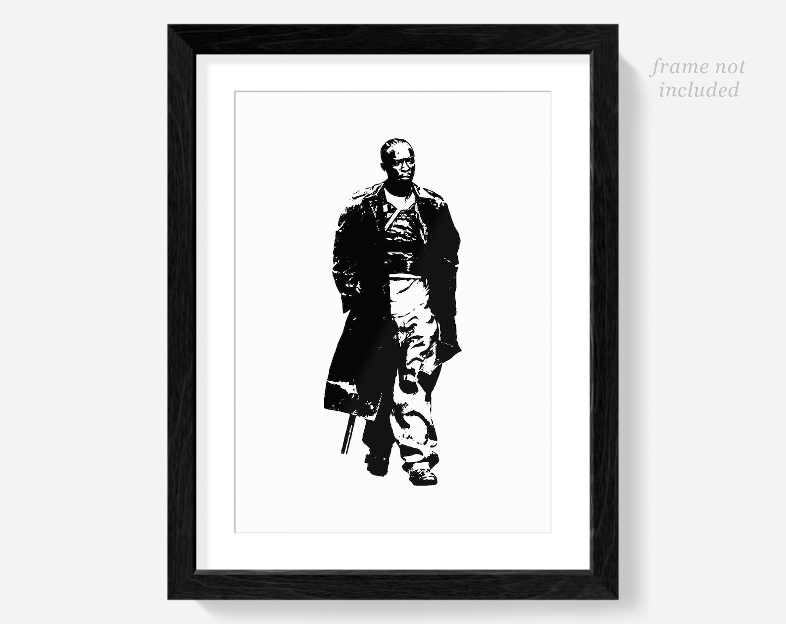 The Wire Poster, Omar Little, TV Show Print, Art, Man Cave Decor Prints ...
