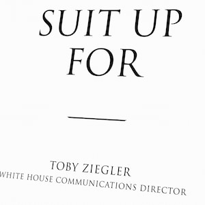 The West Wing Poster - Josiah Bartlett, President Poster, Quotes, Print ...