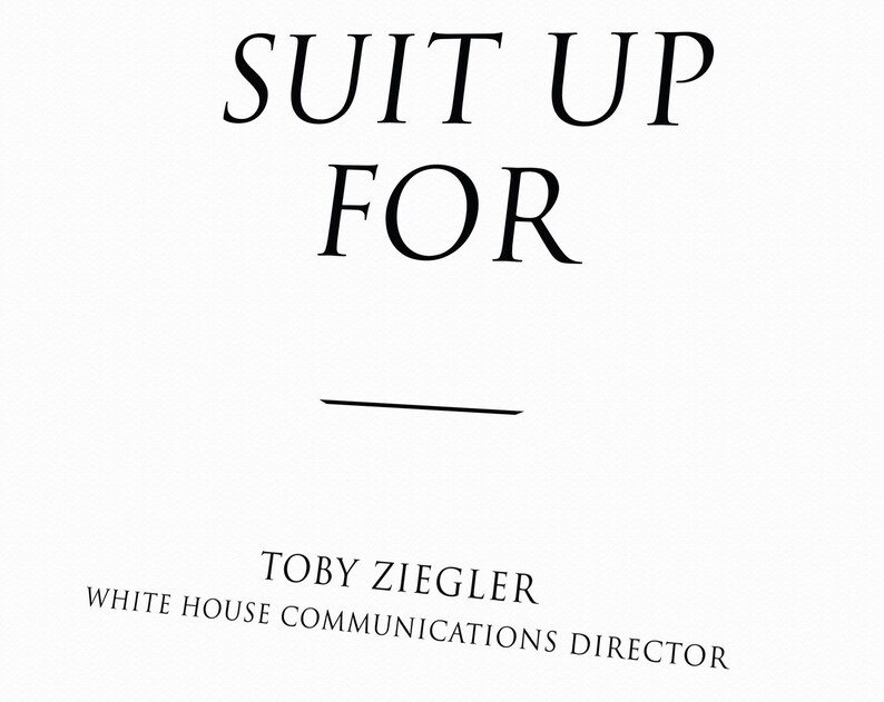 The West Wing Poster - Josiah Bartlett, President Poster, Quotes, Print ...