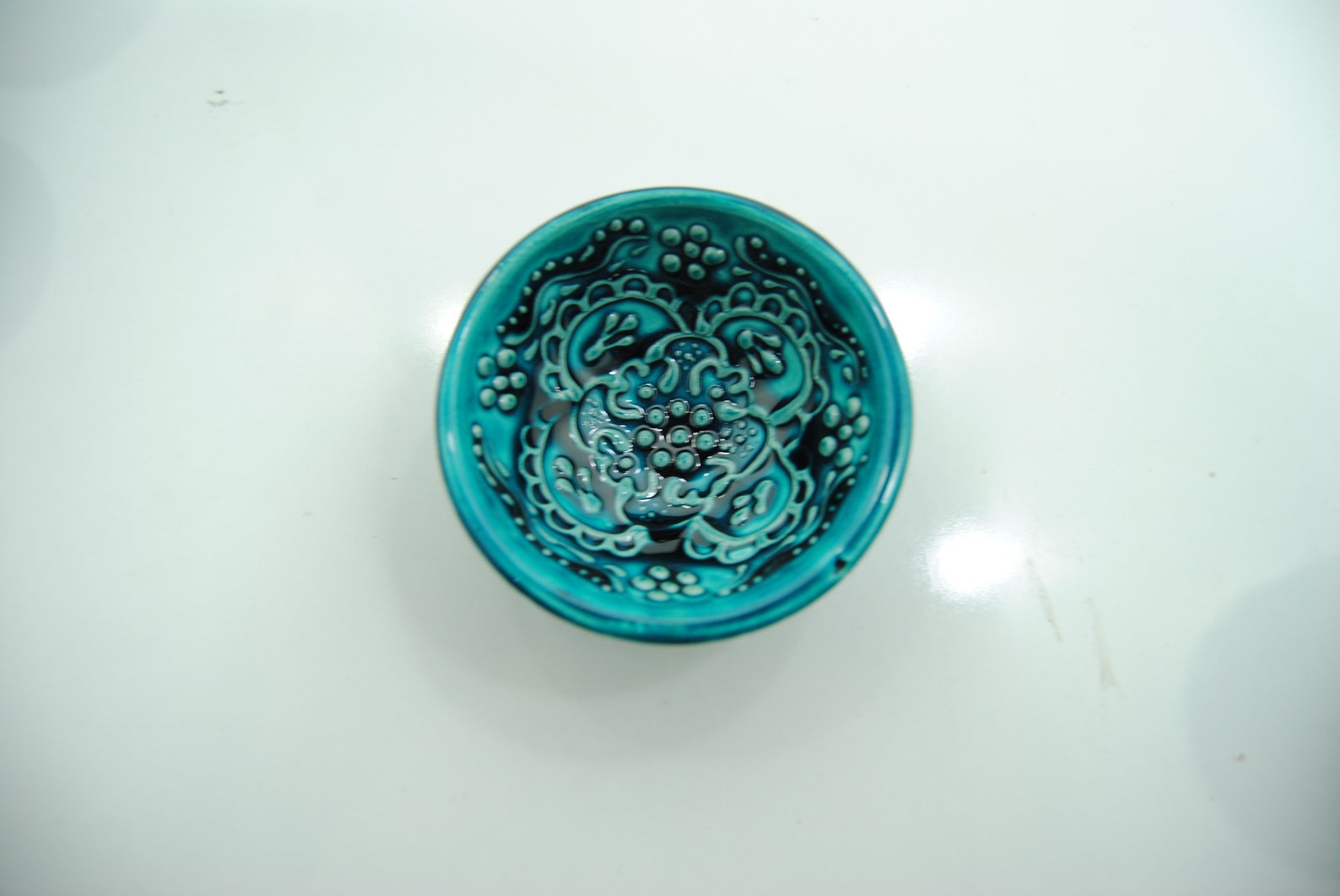 Ceramic Bowl 6 Pieces turquoise Color Handmade&handpainted | Etsy