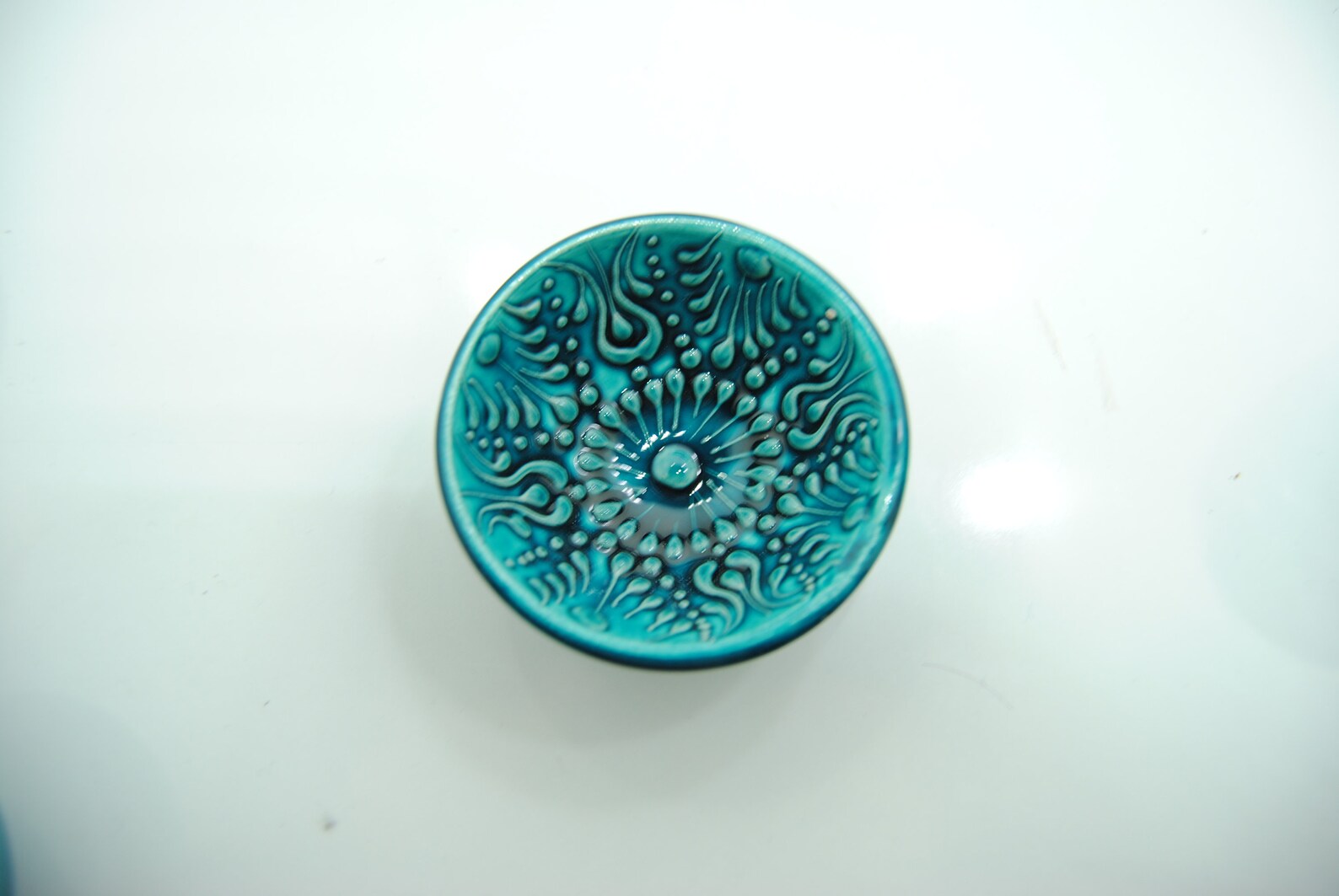 Ceramic Bowl 6 Pieces turquoise Color Handmade&handpainted | Etsy