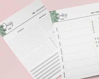 Daily Planner Printable Weekly Planner Productivity Planner - Etsy