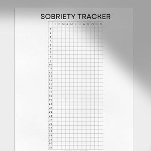 Sobriety Recovery Tracker, Sobriety Tracker, Addiction Recovery ...