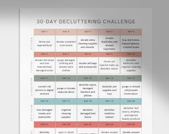 Printable Declutter Bundle for an Organized House Declutter - Etsy