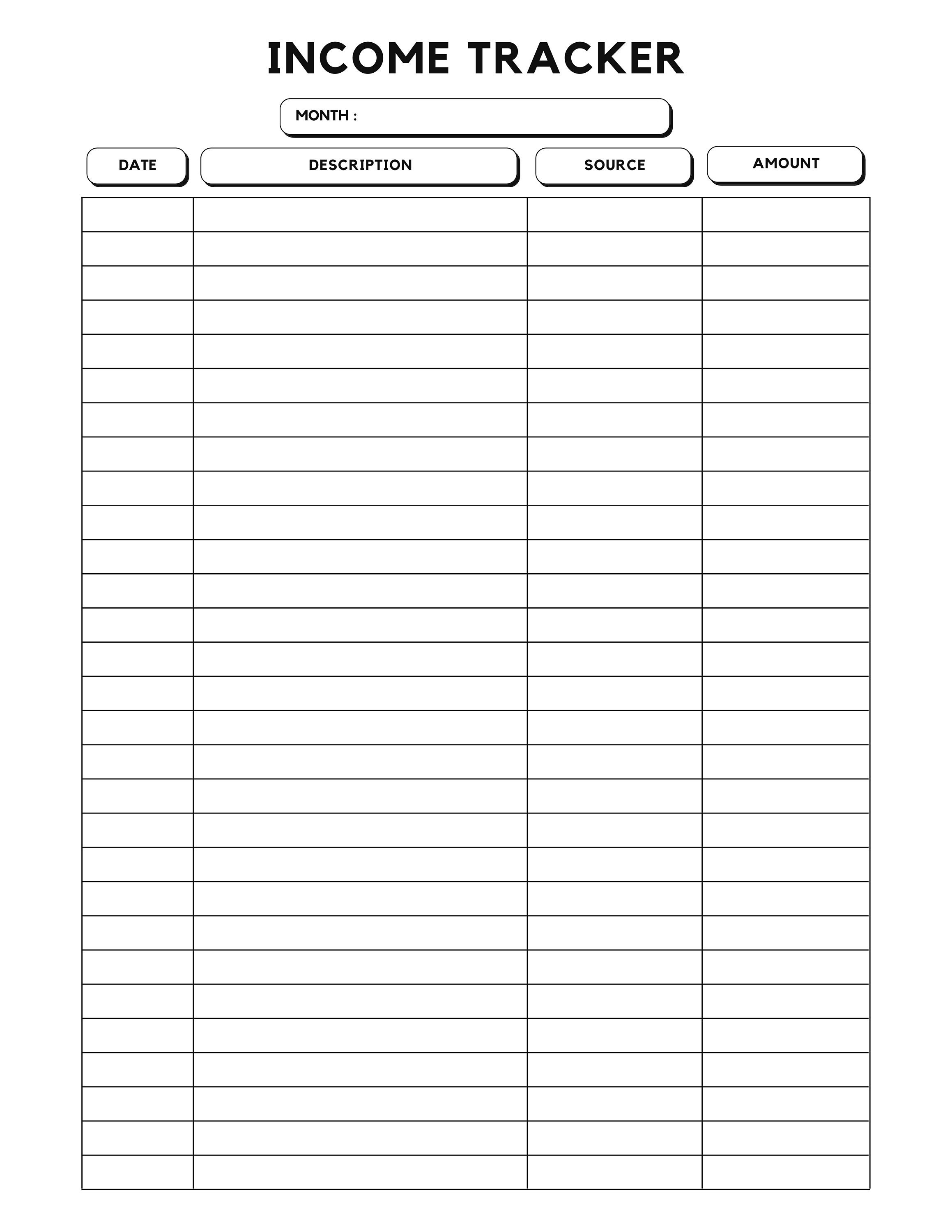 Income & Expense Tracker Printable,business Money Tracker,business ...