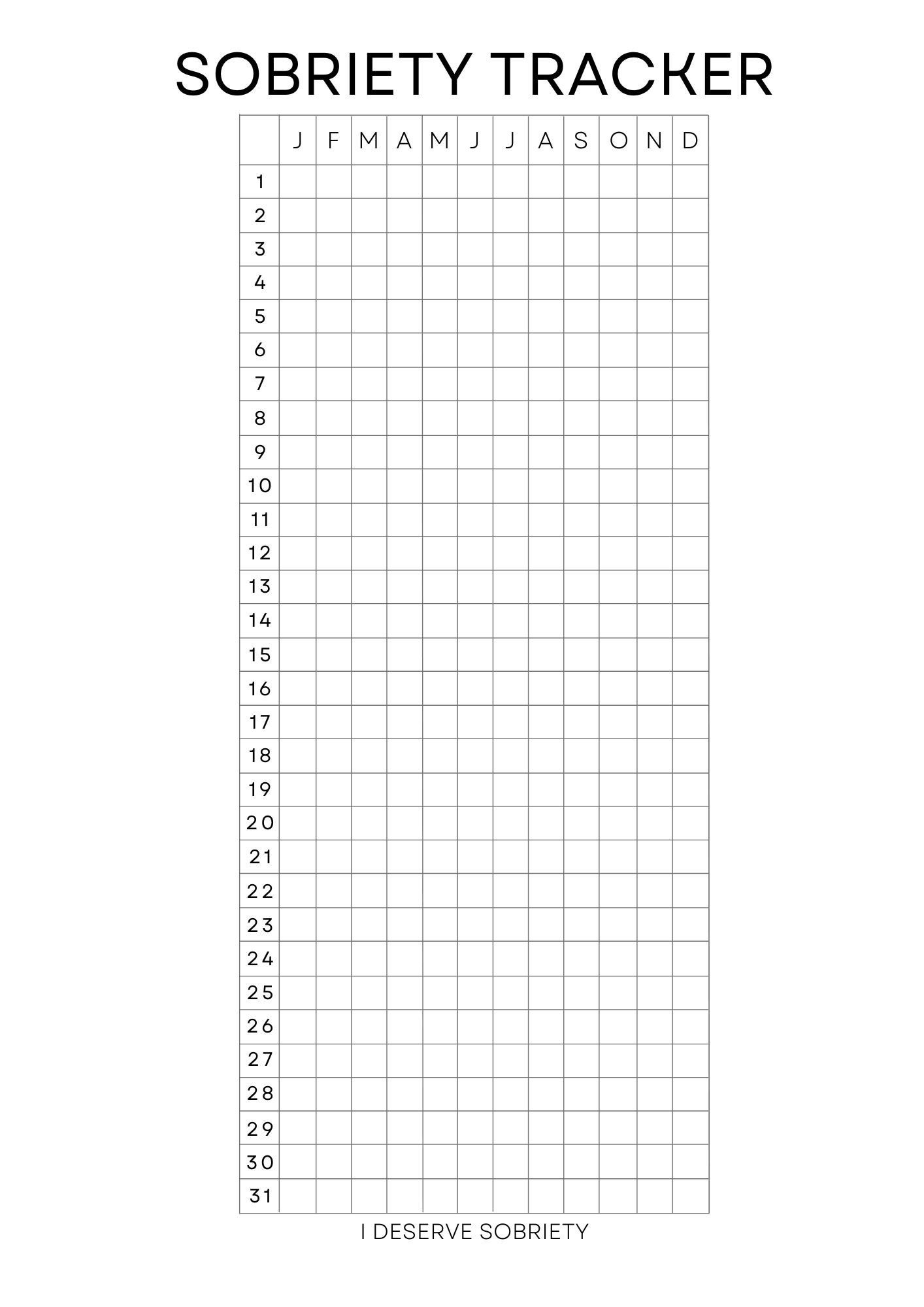 Sobriety Recovery Tracker, Sobriety Tracker, Addiction Recovery, Mindful Coloring Tracker, Rehab ...