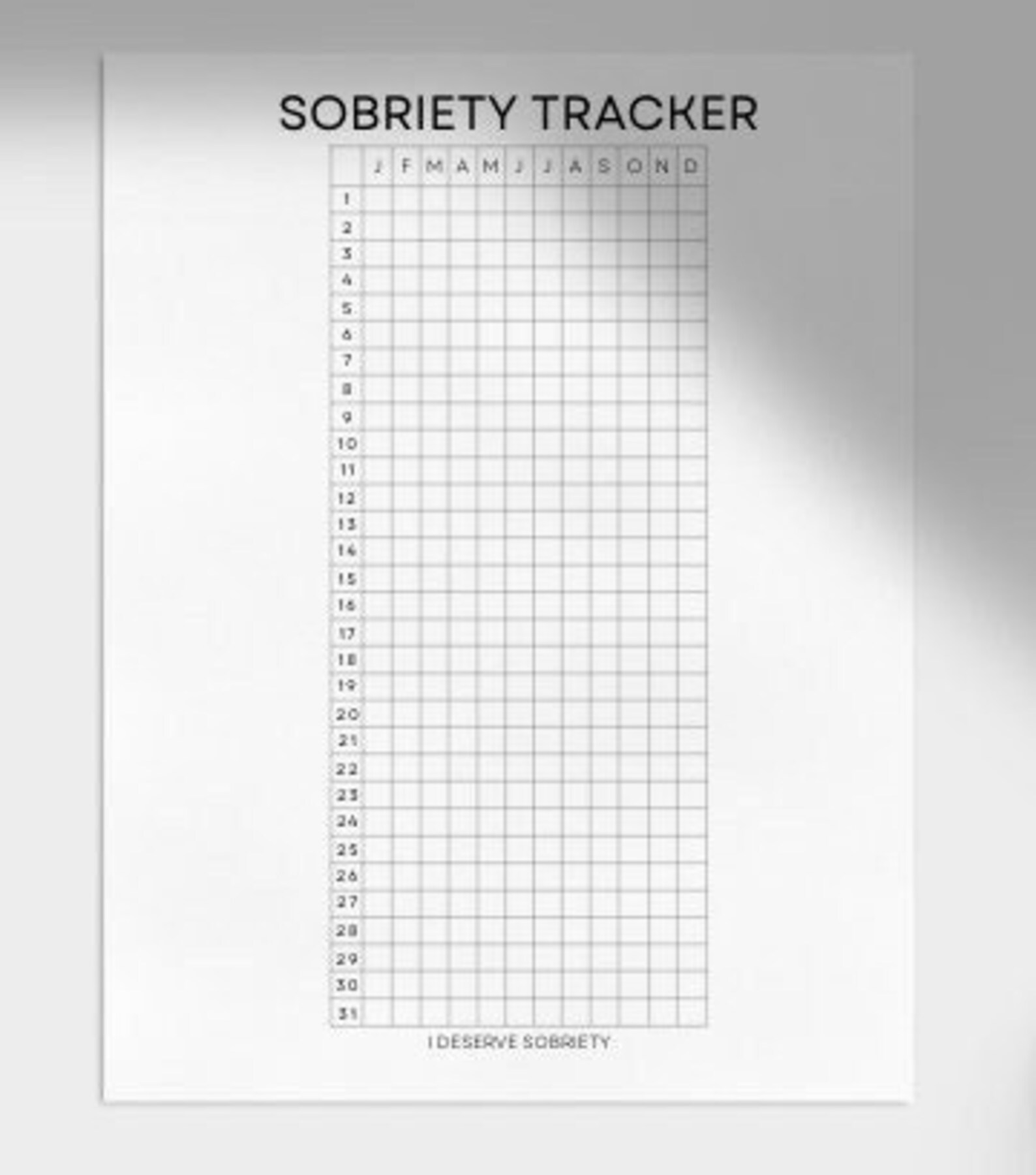 Sobriety Recovery Tracker, Sobriety Tracker, Addiction Recovery ...