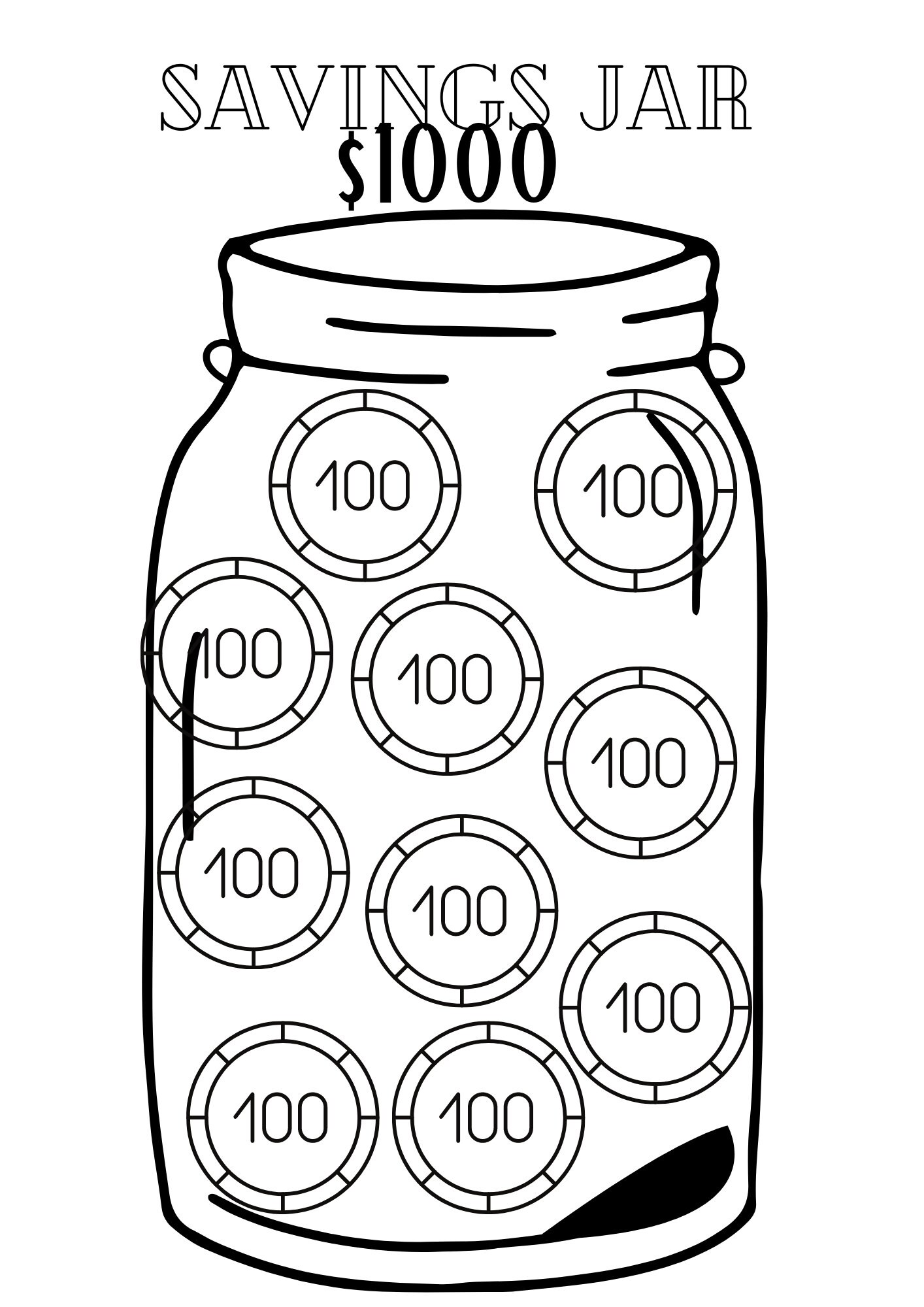 BUNDLE Savings Challenges Money Budget Printable Worksheet Personal ...