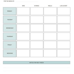 Social Media Manager Printables Pdf, Facebook, Instagram, Followers ...