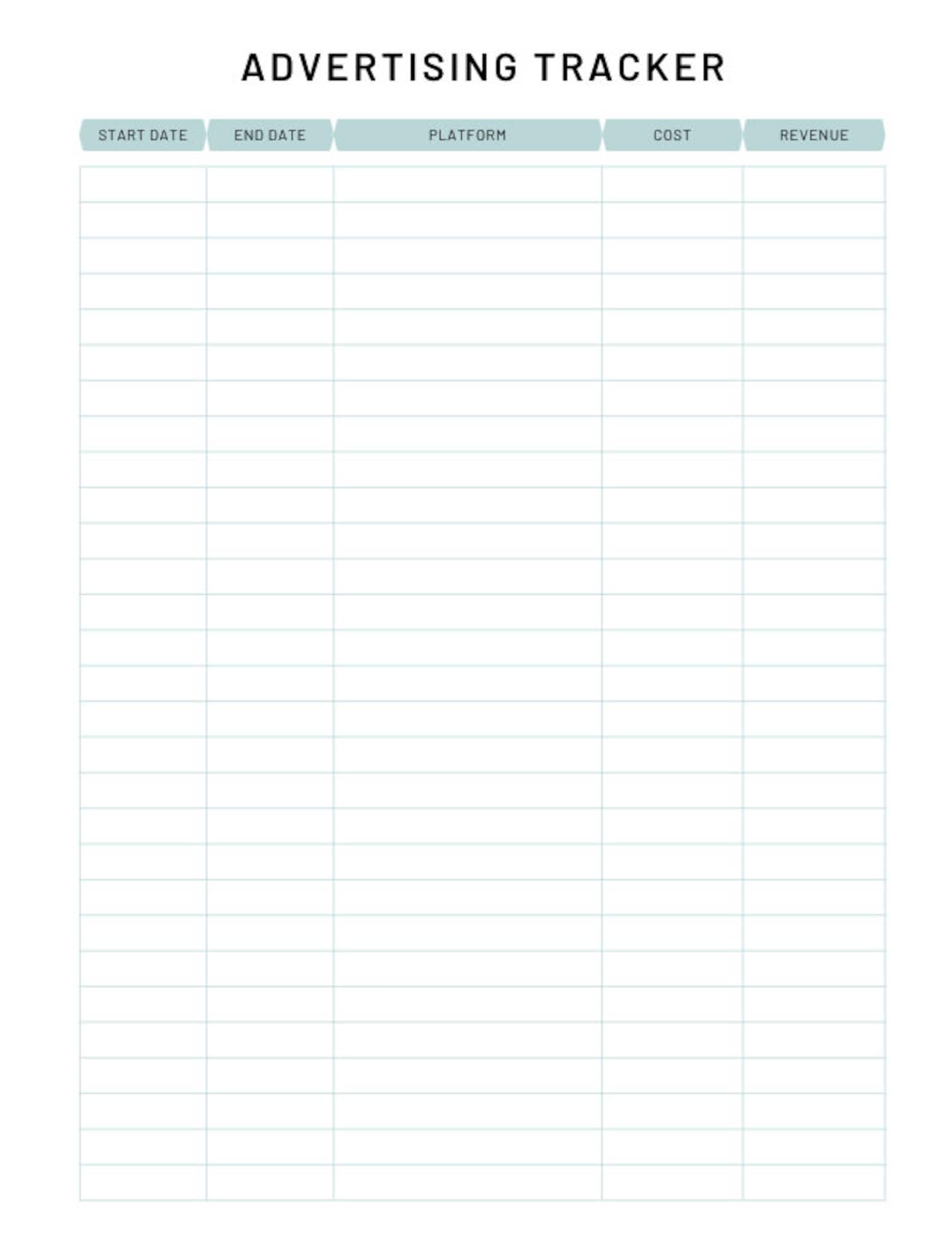 Social Media Manager Printables Pdf, Facebook, Instagram, Followers ...