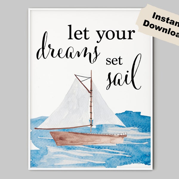 Let Your Dreams Set - Etsy