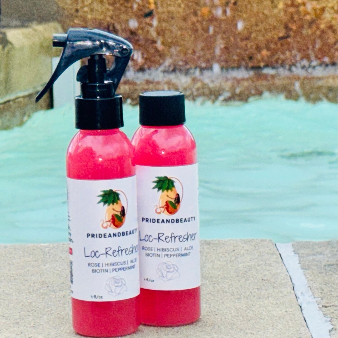 Rosewater Loc Refresher Spray for Dreadlocks | Daily Moisturizing and ...