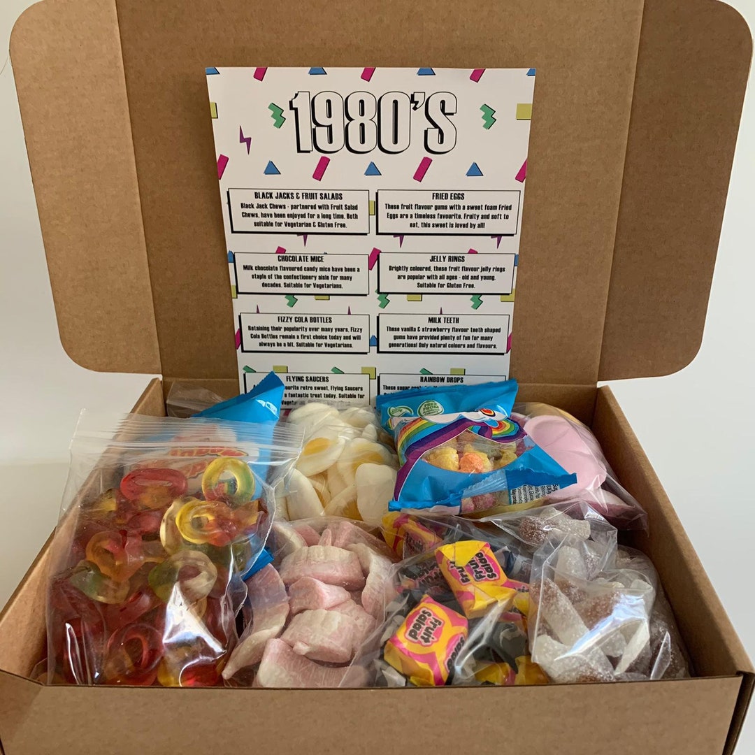 1980's Decade Gift Box - Sweets From the Era - Etsy UK