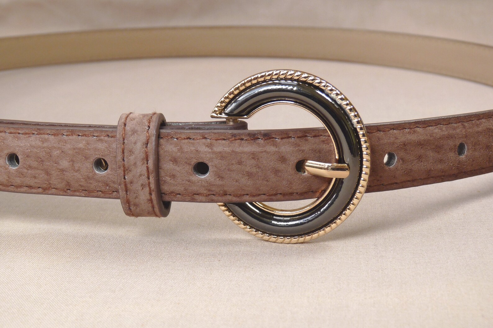 Narrow Dress or Jeans Leather Belt for Women. Soft-touch Velvety ...