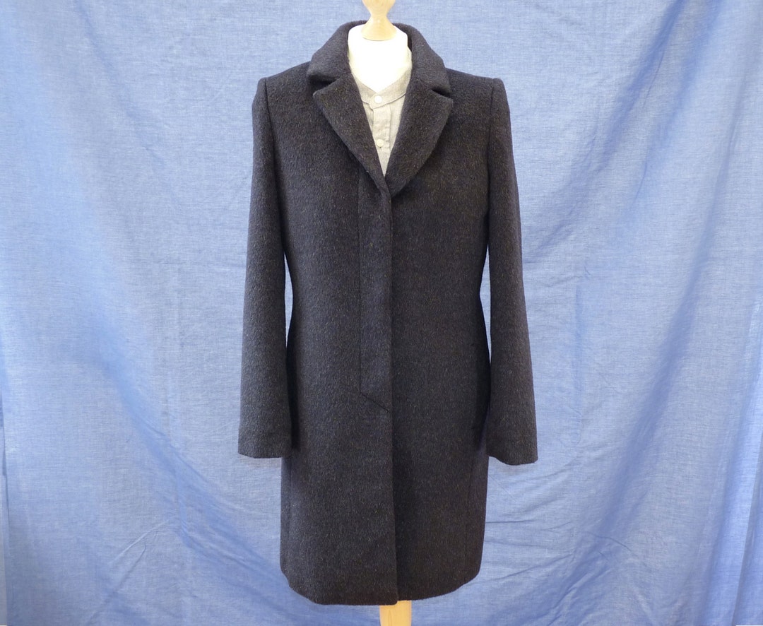 Laura Ashley Wool/mohair/alpaca Blend Ladies Overcoat. Pre-owned and in ...