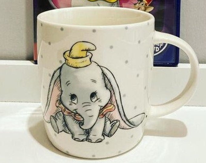 Porcelain Disney Dumbo Mug - Etsy