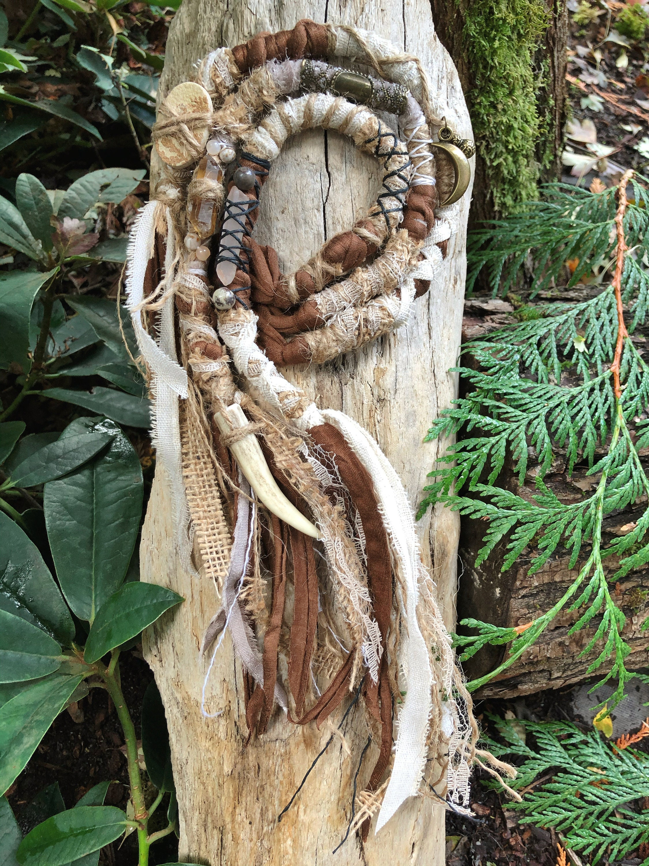 ONE Made to Order Natural Earth Hairwrap, Dreadwrap, Fabric Loc ...