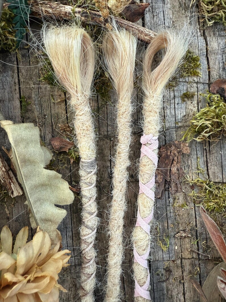 Set of 3 Loop Human Hair Dreadlock Extensions + Decorations - Etsy