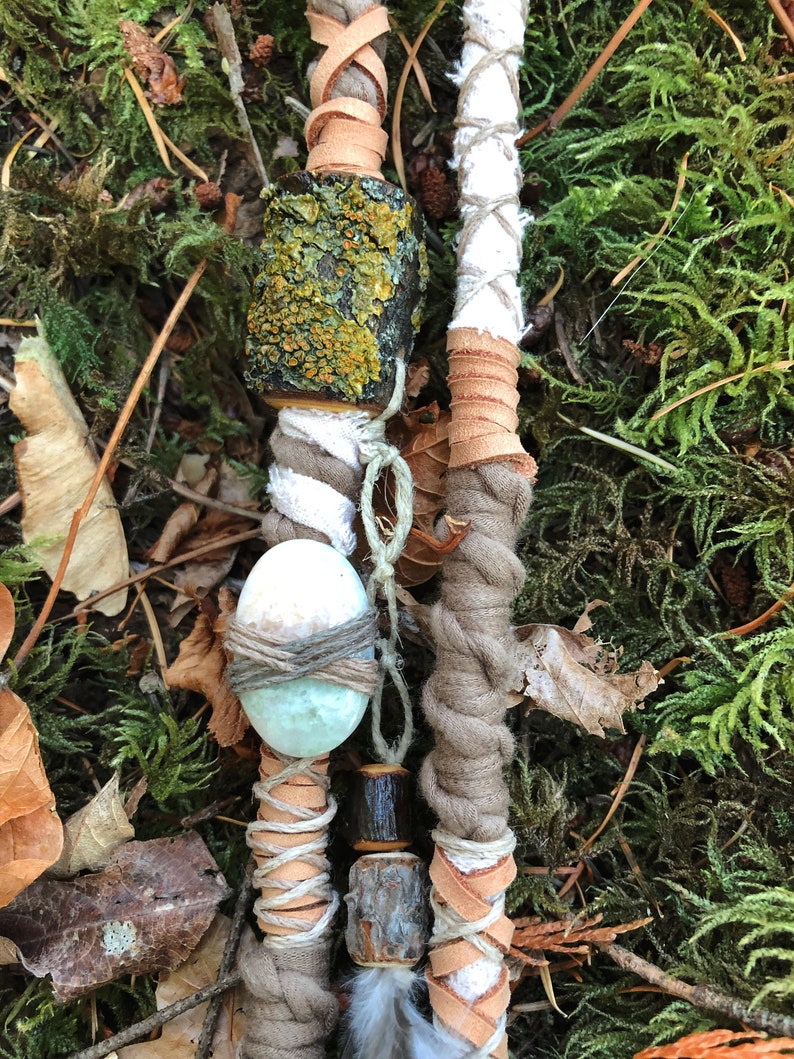 Enchanted Earth Set of 2 Hairwraps, Dreadwraps, Fabric Loc Extensions ...