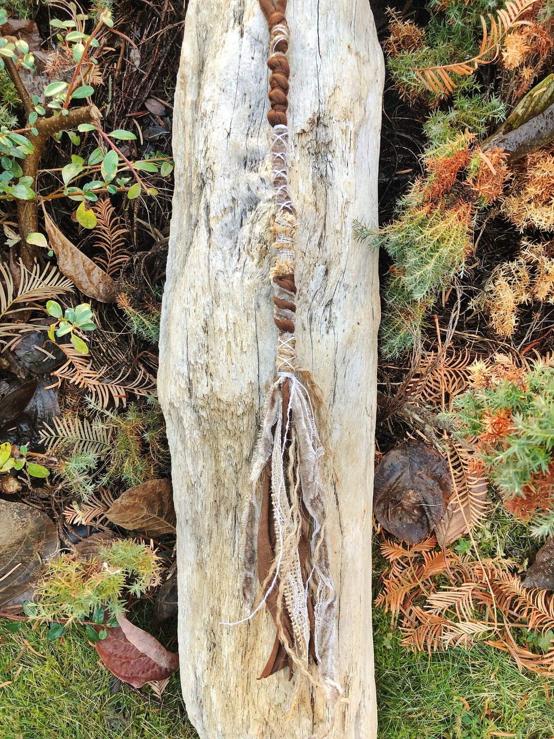 ONE Made to Order Natural Earth Hairwrap, Dreadwrap, Fabric Loc ...