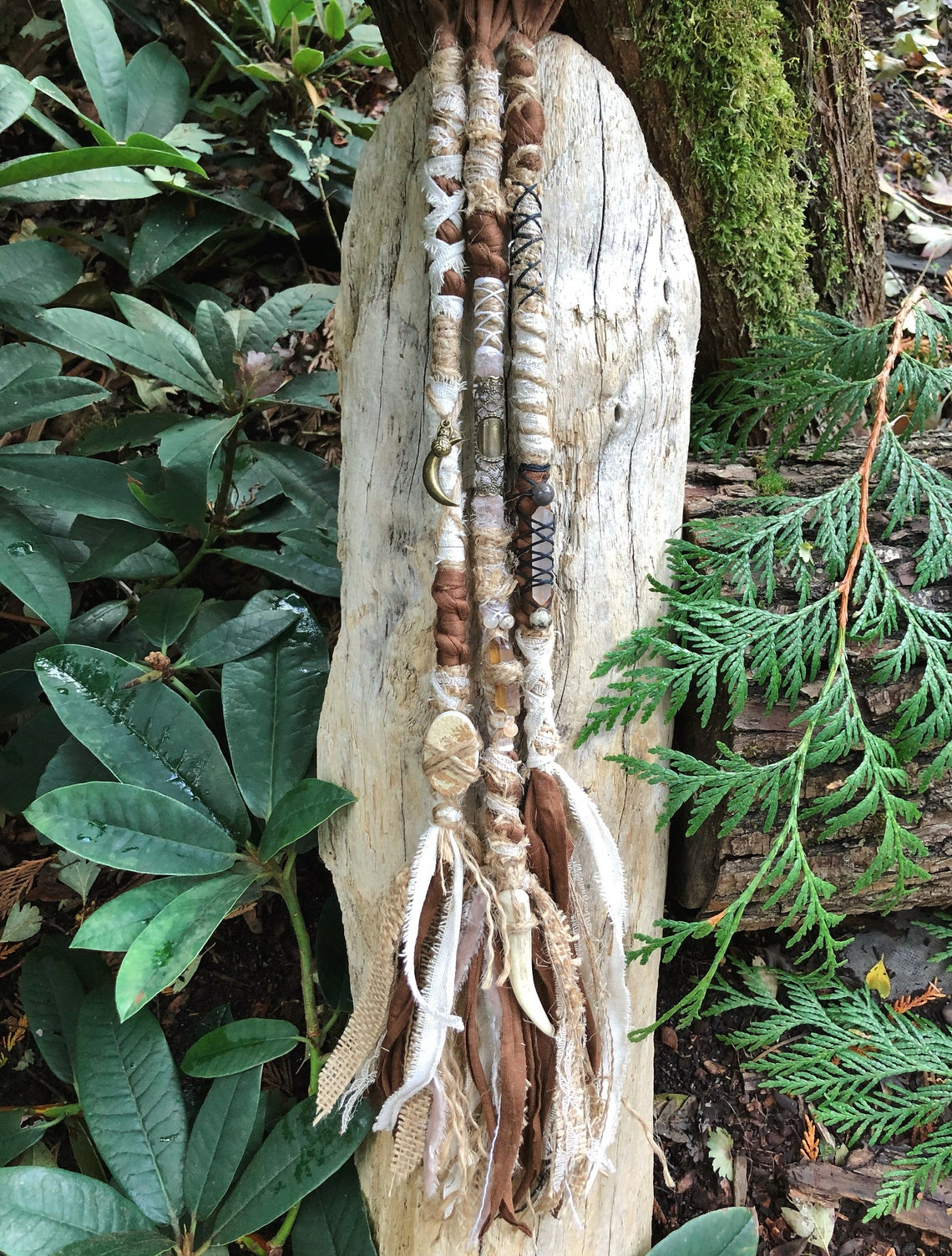 ONE Made to Order Natural Earth Hairwrap, Dreadwrap, Fabric Loc ...