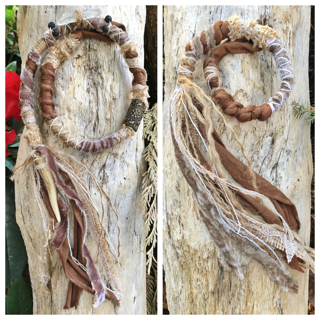 ONE Made to Order Natural Earth Hairwrap, Dreadwrap, Fabric Loc ...
