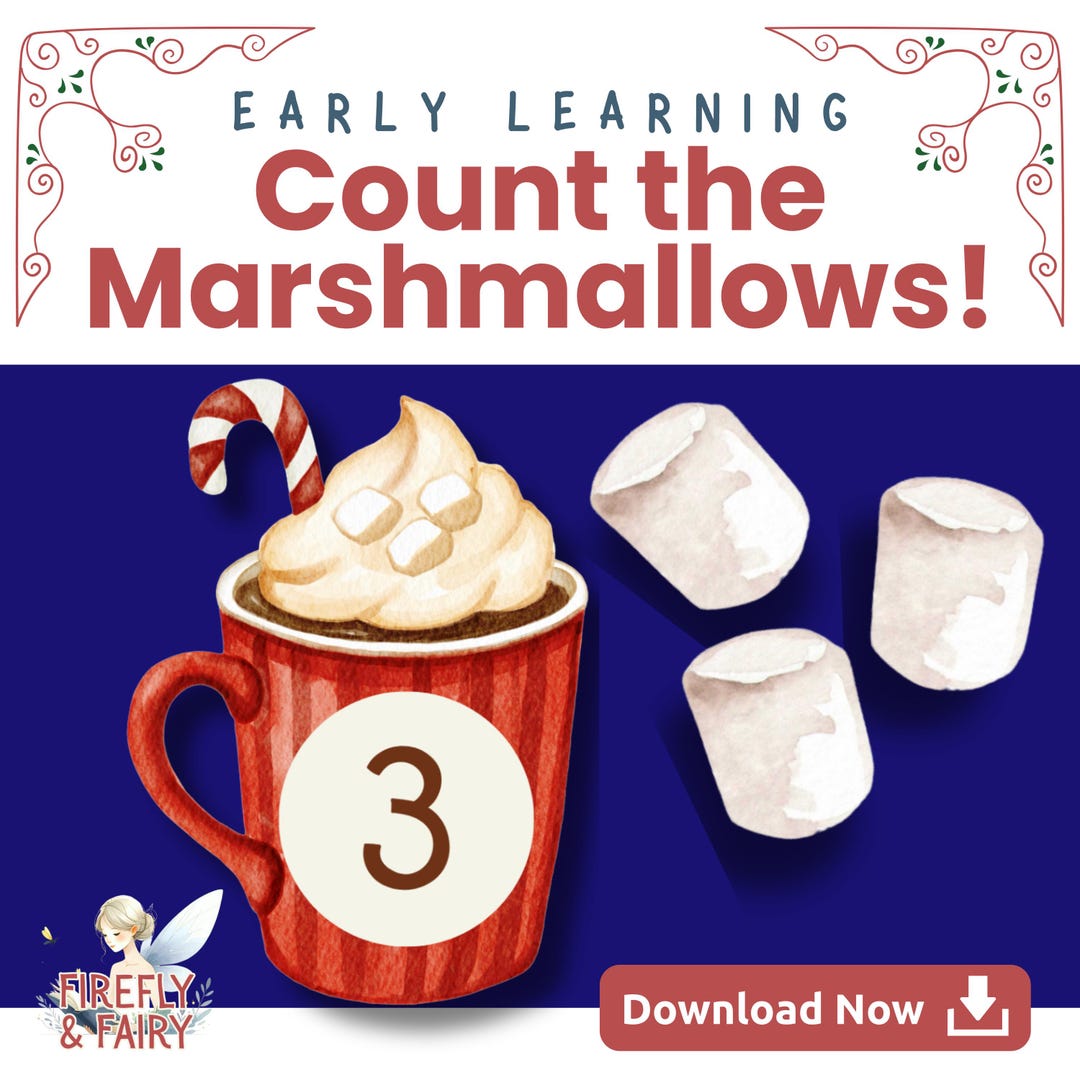 Marshmallow Counting Game | Winter Numbers 1-10 Activity |christmas ...
