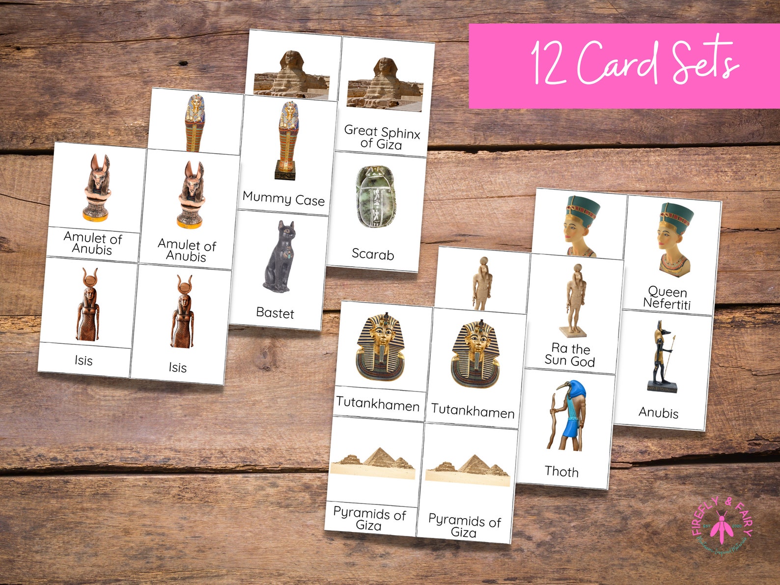 Ancient Egypt Montessori Nomenclature 3-part Cards History - Etsy