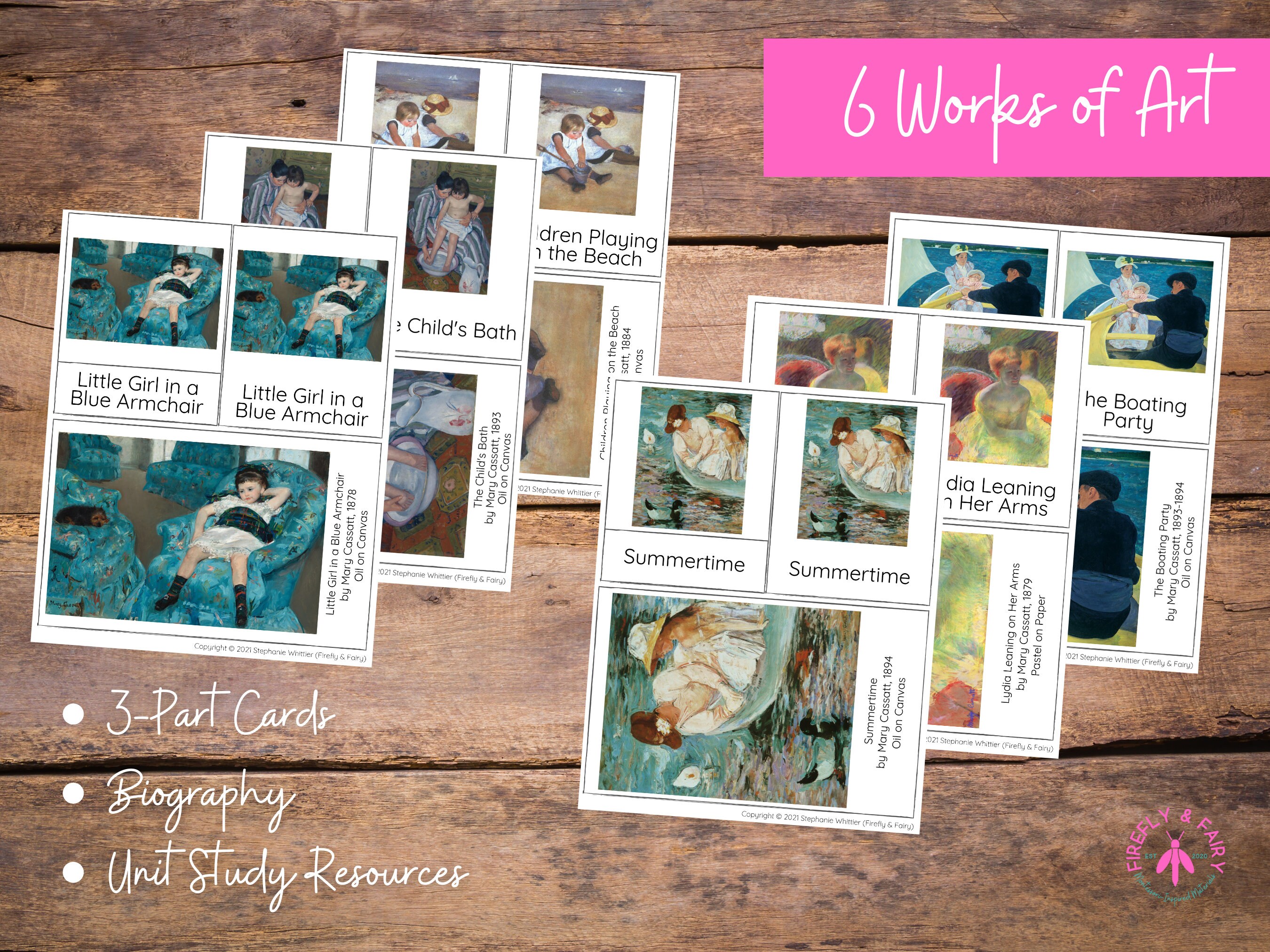 Mary Cassatt Printable Art History Picture Study With Montessori ...