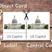 US Landmarks & Symbols Montessori Nomenclature 3-part Cards Social ...