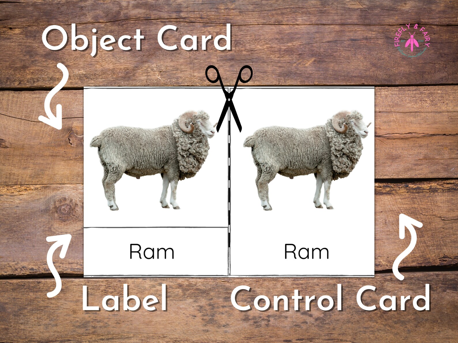 On the Farm Animals Montessori Nomenclature 3-part Cards for - Etsy