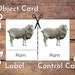 On the Farm Animals Montessori Nomenclature 3-part Cards for Homeschool ...