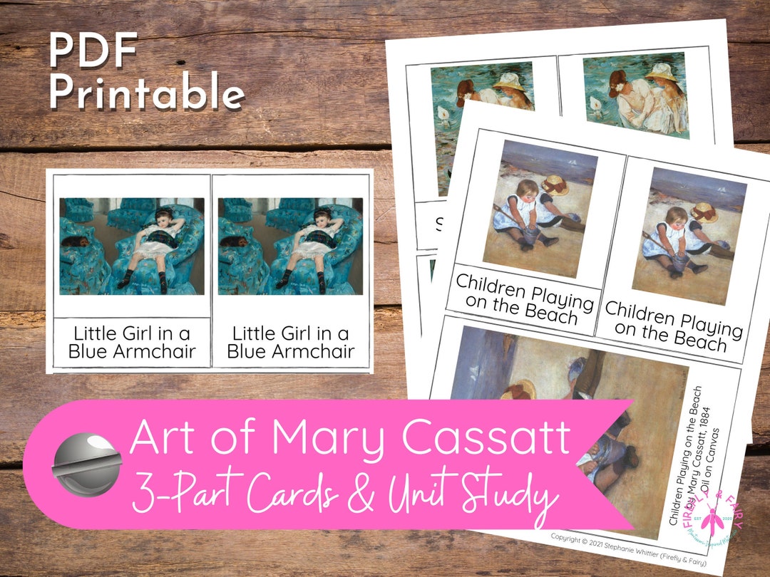 The Art of Mary Cassatt Picture Study 3-part Cards Unit Study ...