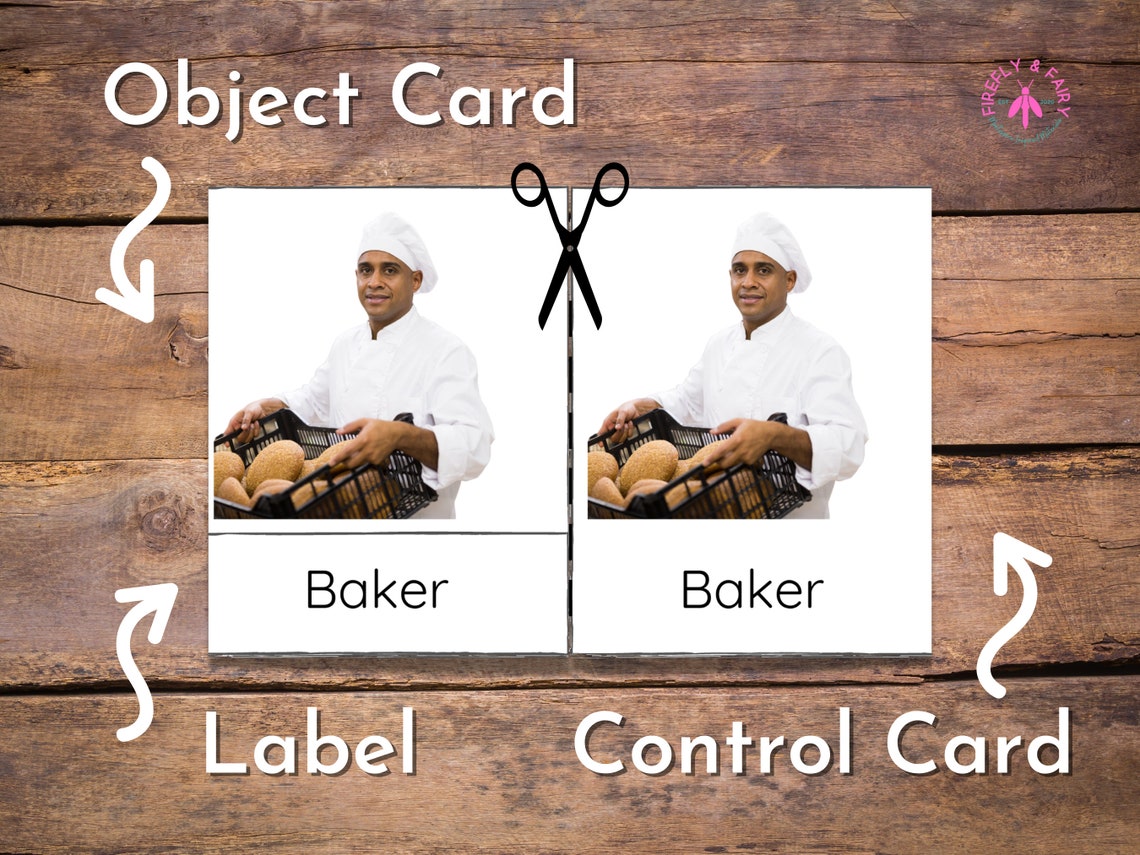 Community Helpers Montessori Culture 3 Part Cards Kindergarten ...