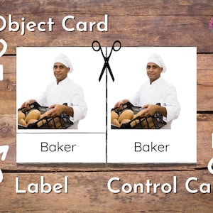 Community Helpers Montessori Culture 3 Part Cards Kindergarten ...