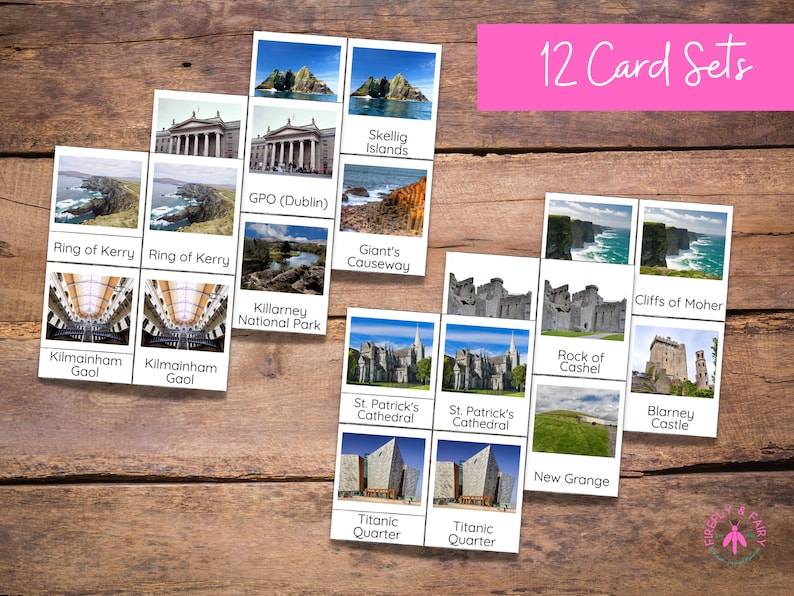 BUNDLE: Ireland Irish Culture Montessori 3-part Cards Set Food ...
